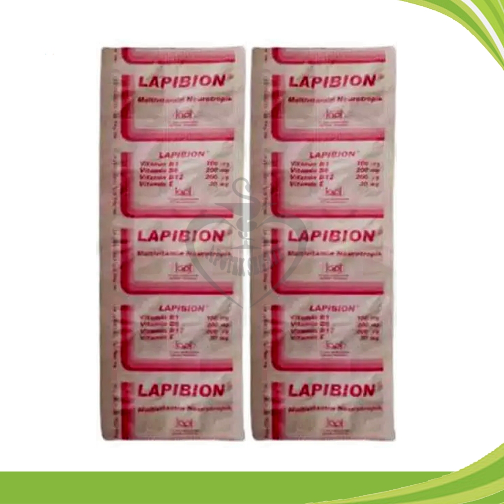 Jual Lapibion Multivitamin Neurotropik Suplemen Kesehatan | Shopee ...