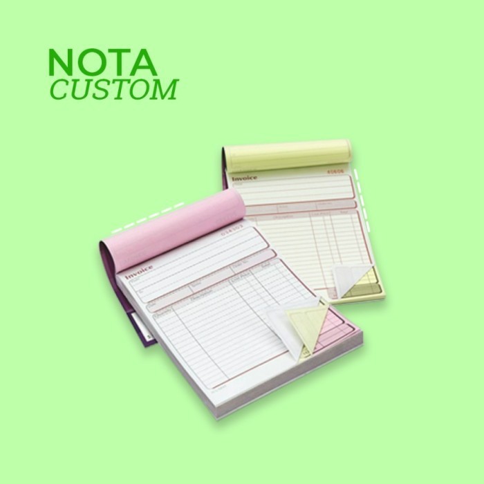 Jual Cetak Buku Nota Bahan Carbonless / Cetak Nota Custom Numerator ...