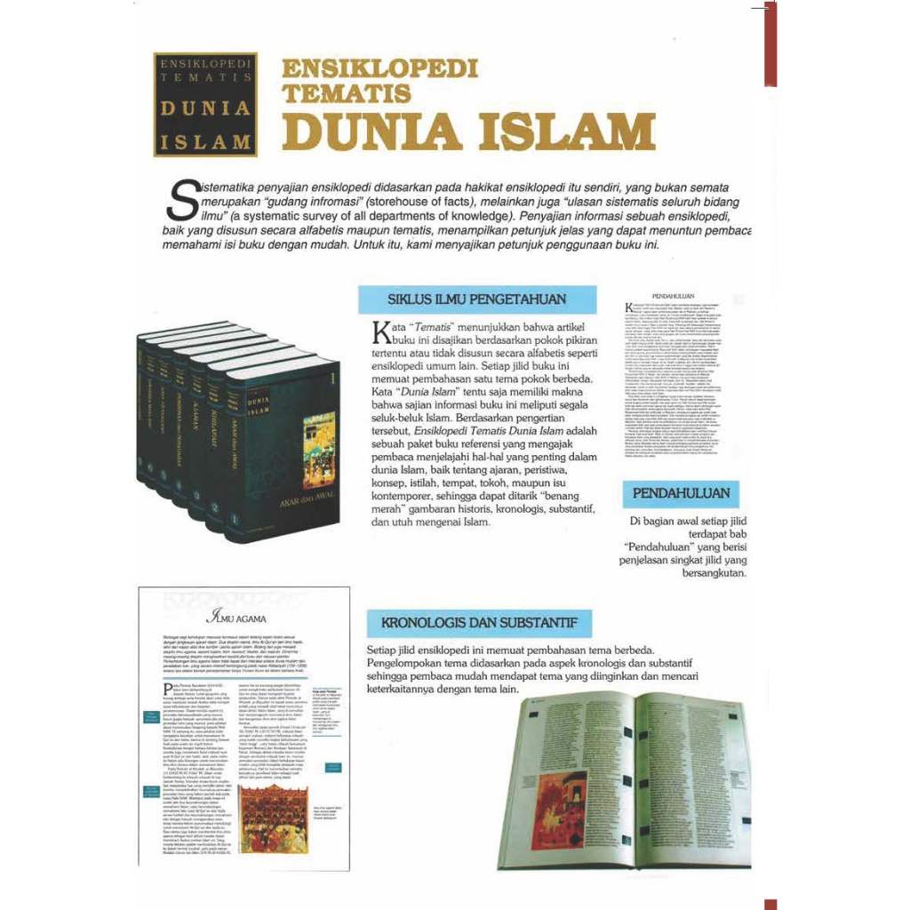 Jual Buku ENSIKLOPEDI TEMATIS DUNIA ISLAM - 1 Paket isi 7 Jilid ...