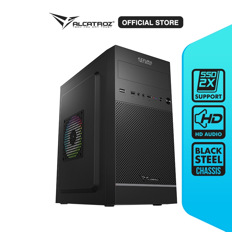 Jual Casing PC Alcatroz Azzura Nex 2000 M-ATX Case Excellent and ...