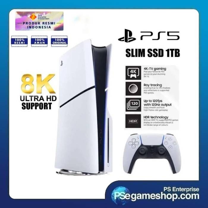 Jual SONY PlayStation 5 Disk / PS5 Console Disc Edition Slim 1TB (SI) | Shopee Indonesia