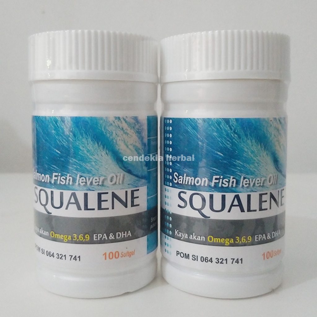 Jual SQUALENE Salmon Fish Lever Oil Minyak Ikan Isi 100 Softgel ...