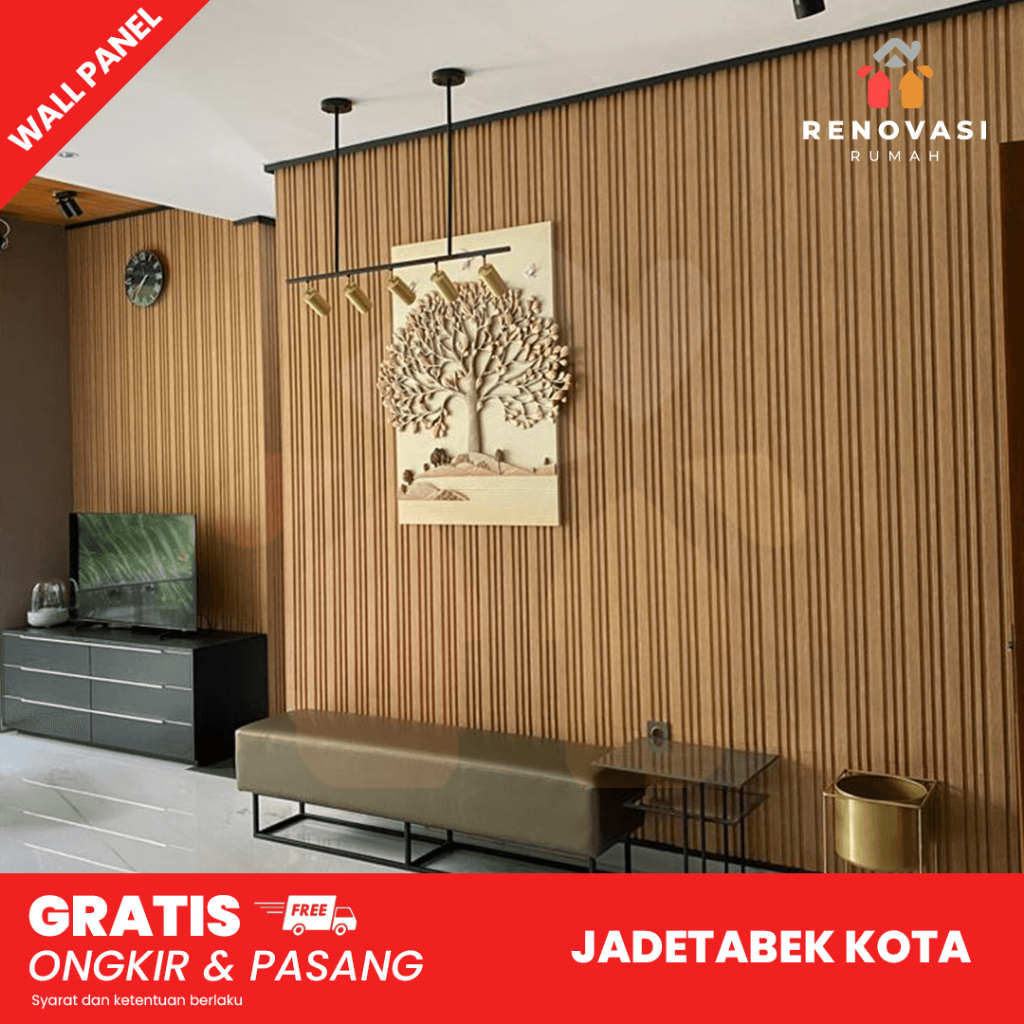Jual Balian Wall Panel F01 Natural Oak / Panel Dinding Pengganti Kayu ...