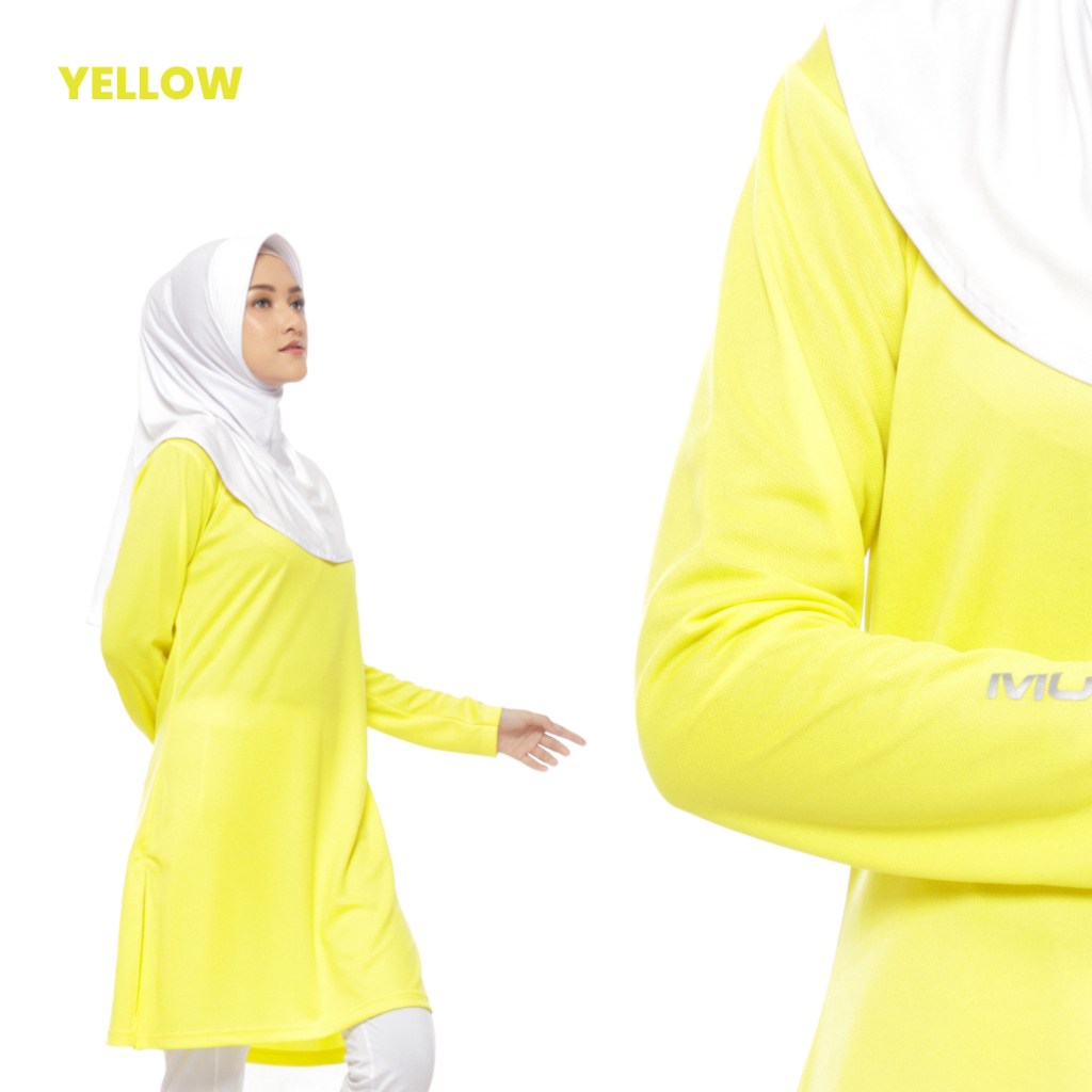 Jual Muvaz Kirana Jersey- Kaos Olahraga Muslimah Tunik | Shopee Indonesia