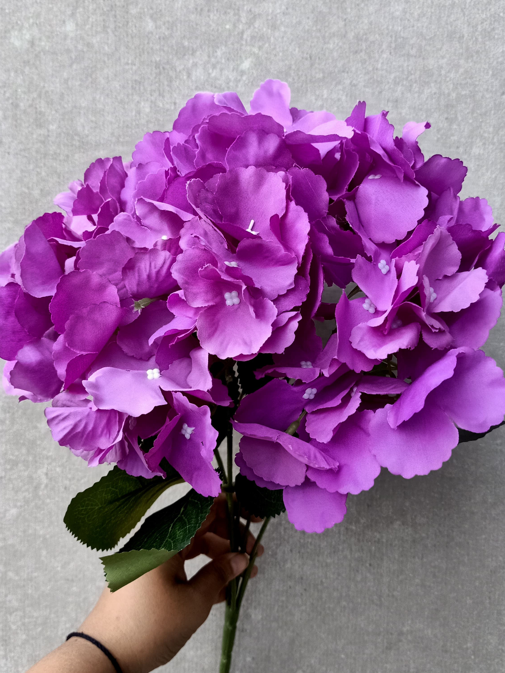 Jual Bunga Hortensia Jumbo Artificial 5 cabang hydrangea bunga ...