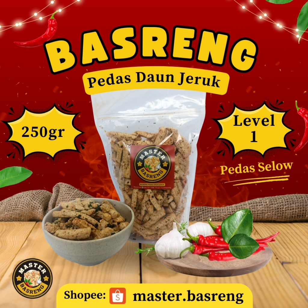 Jual Master Basreng Kemasan 250 gr Snack Renyah Nagih | Shopee Indonesia