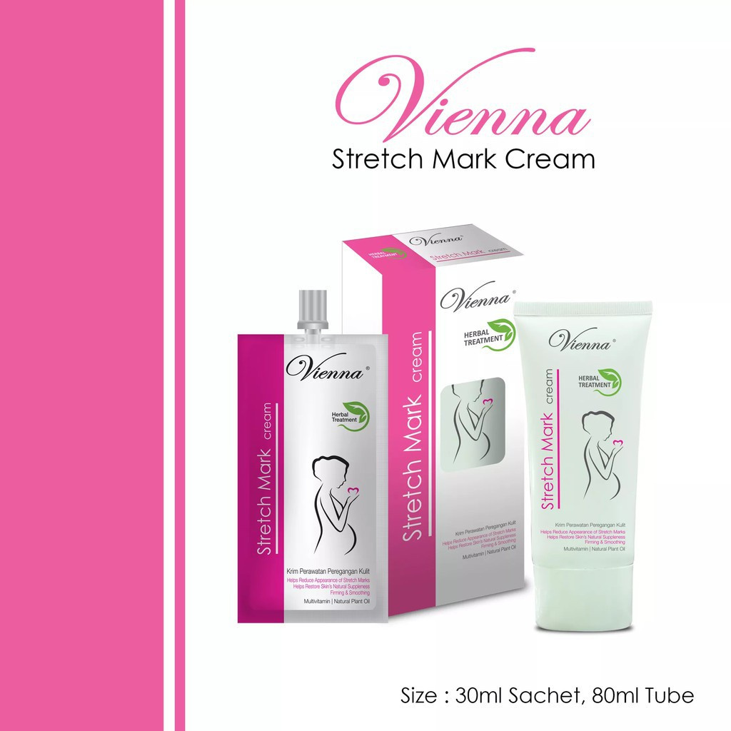 Jual VIENNA STRETCH MARK CREAM 80ml-30ml | Shopee Indonesia