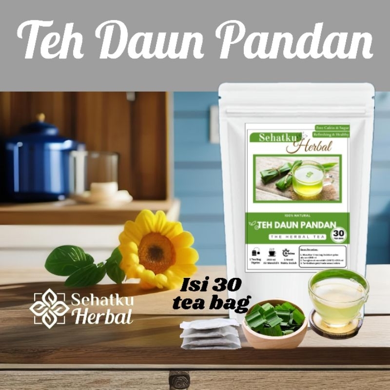 Jual Teh Daun Pandan Isi 30 tea bag | Shopee Indonesia