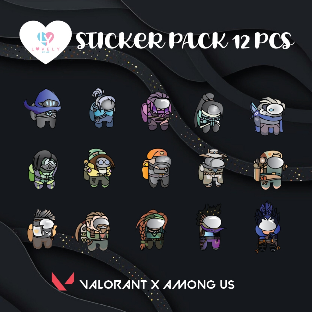 Jual Sticker Pack Valo Us Mini 15pcs | GO STICKER | Shopee Indonesia