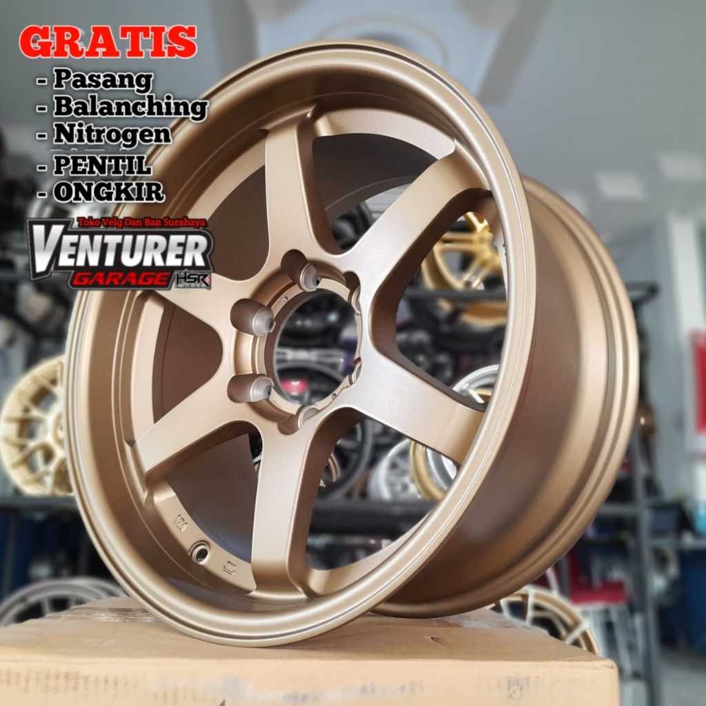 Jual Velg Mobil TE37 Ring18 r18 hsr tokyo baut 6 velg racing ring 18 untuk ford ranger pajero ...