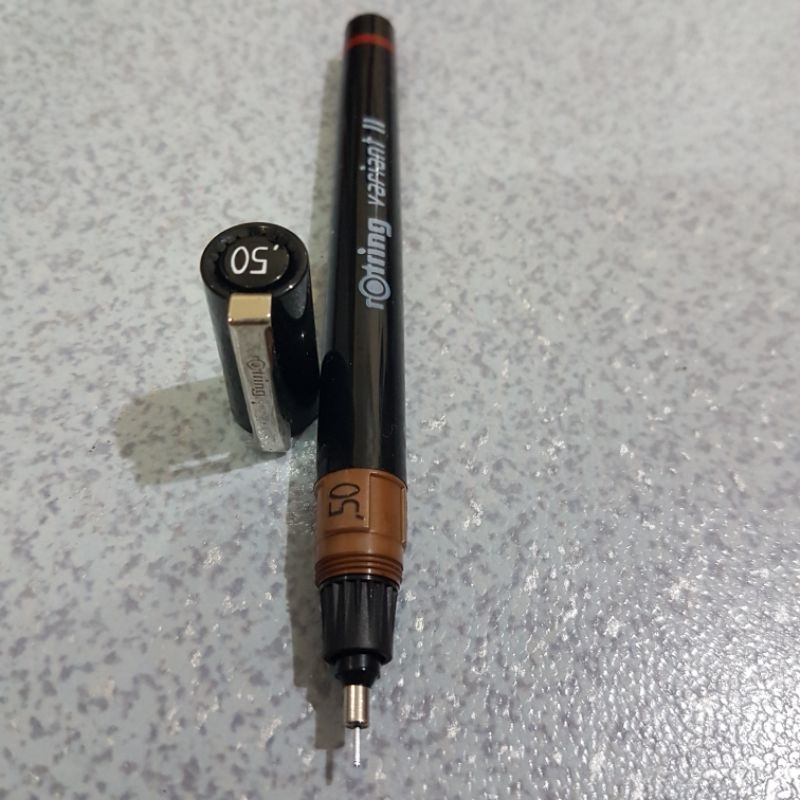 Jual Rotring Isograph 0.50 rapido jerman pulpen gambar pulpen teknik ...