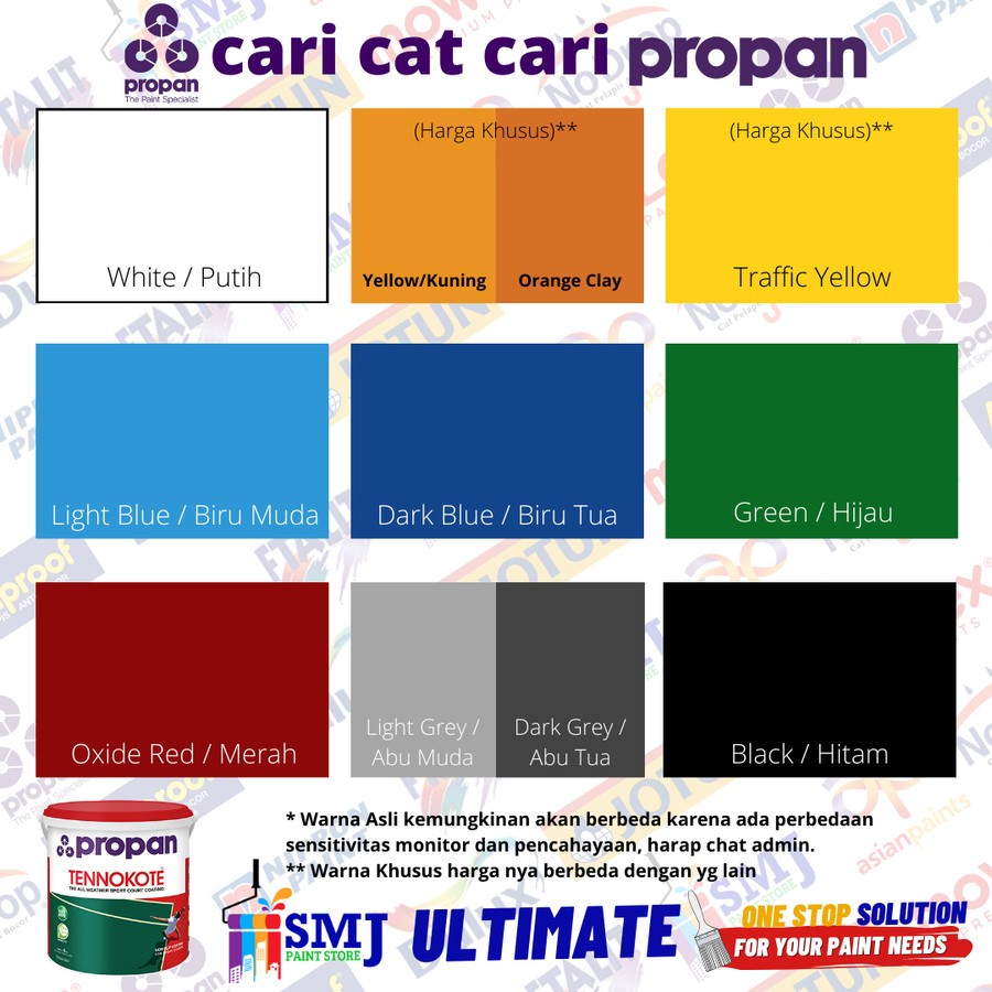 Jual Cat Garis Marka Jalan Lapangan Beton Aspal Paving PROPAN TENNOKOTE ...