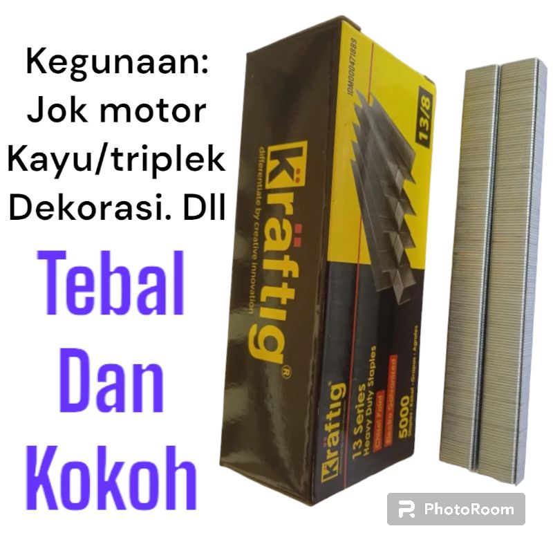 Jual Isi steples tembak 13/8, 13/6isi streples jok motor, dekorasi dll ...