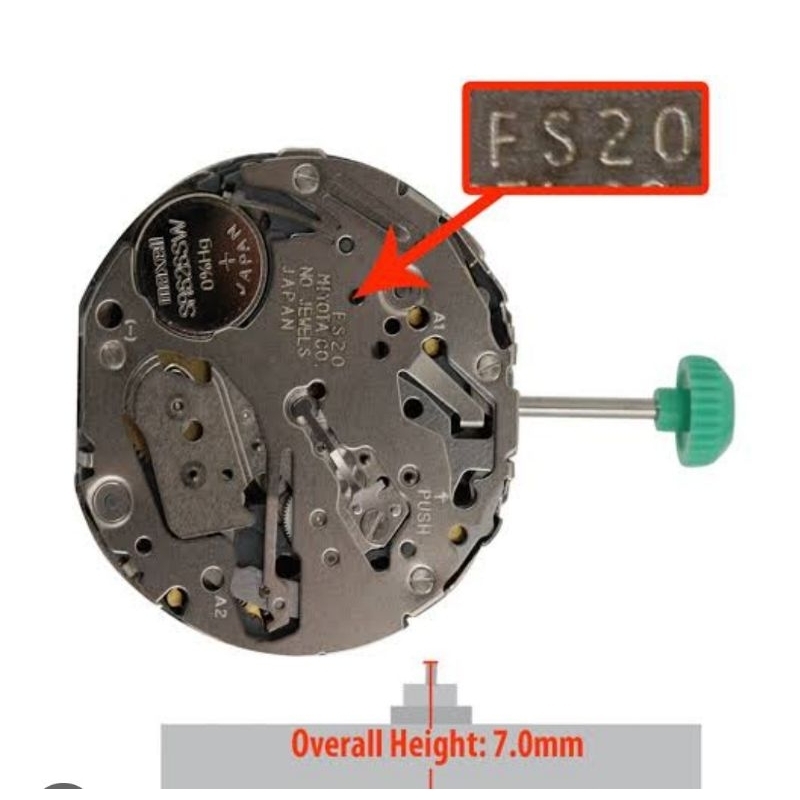 Jual MESIN JAM TANGAN MIYOTA FS 20 JAPAN | Shopee Indonesia