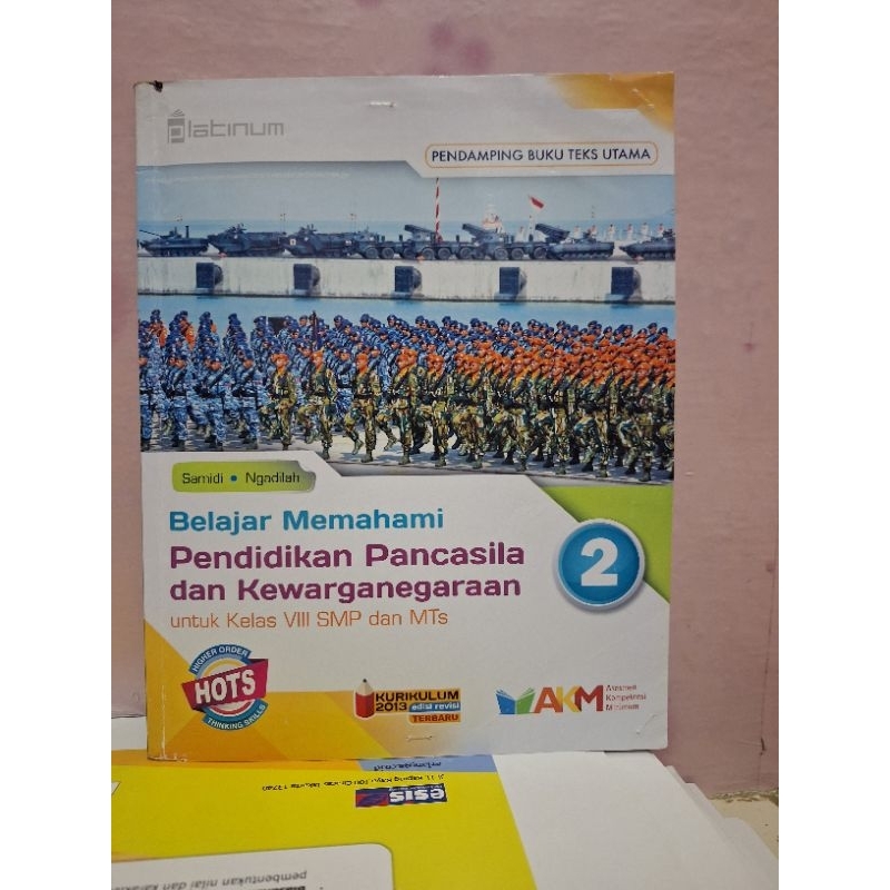 Jual buku bahasa ppkn/pendidikan pancasila dan kewarganegaraan kelas 8/VIII/2 smp/mas platinum ...