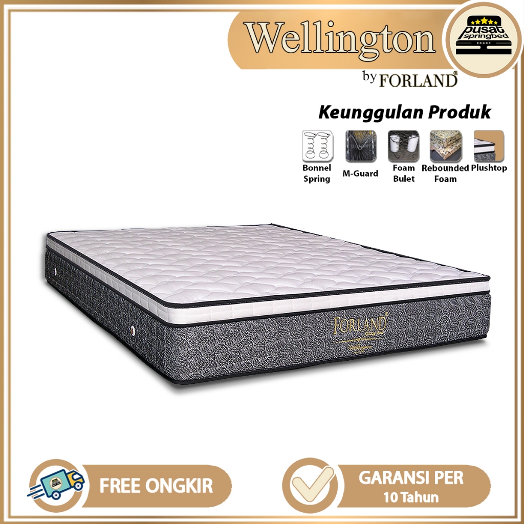 Jual Springbed Kasur Bonnel Spring Plushtop (Springbed Only) - Forland ...