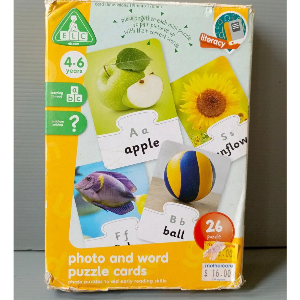 Jual ELC Photo and Word Puzzle Cards | Shopee Indonesia