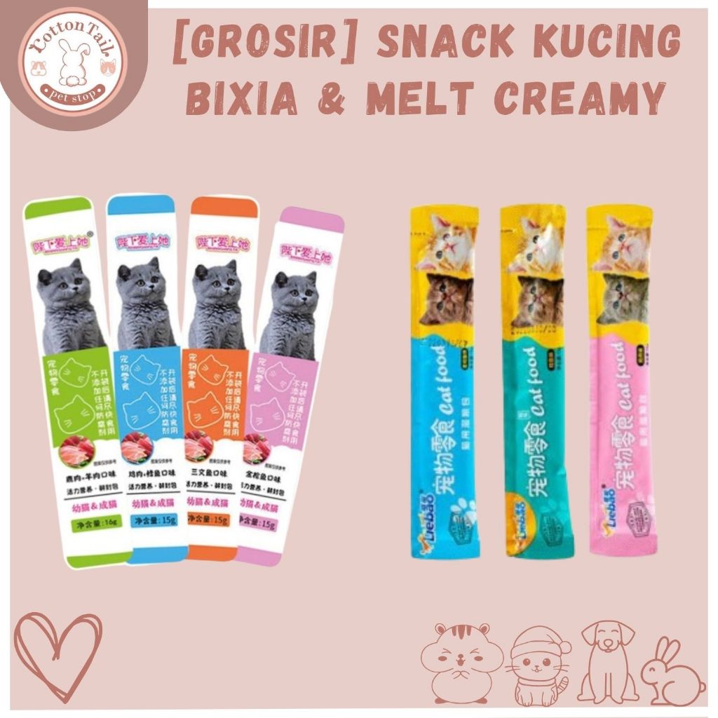 Jual [GROSIR] Snack Kucing Impor All Varian - Cat Treats Snack Kucing ...