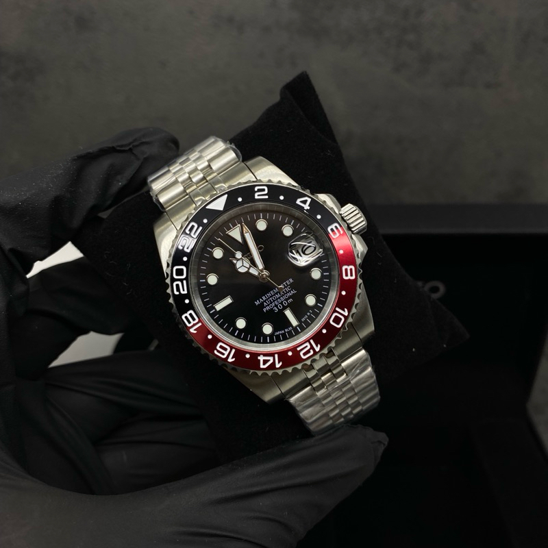 Jual Jam Tangan Seiko Mod Coke Model Seikolex Marine Master NH35 ...
