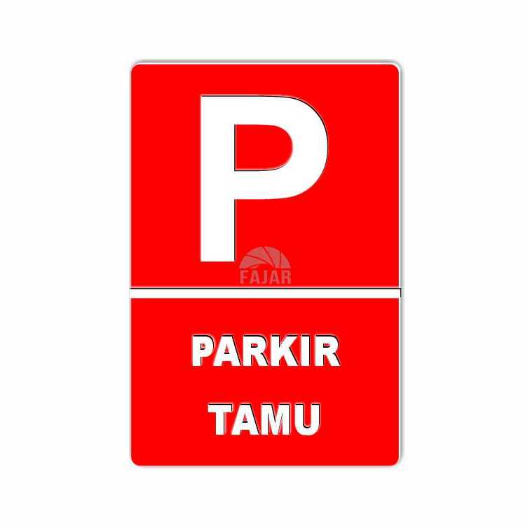 Jual Signage Parkir Tamu 20x30cm Akrilik | Shopee Indonesia