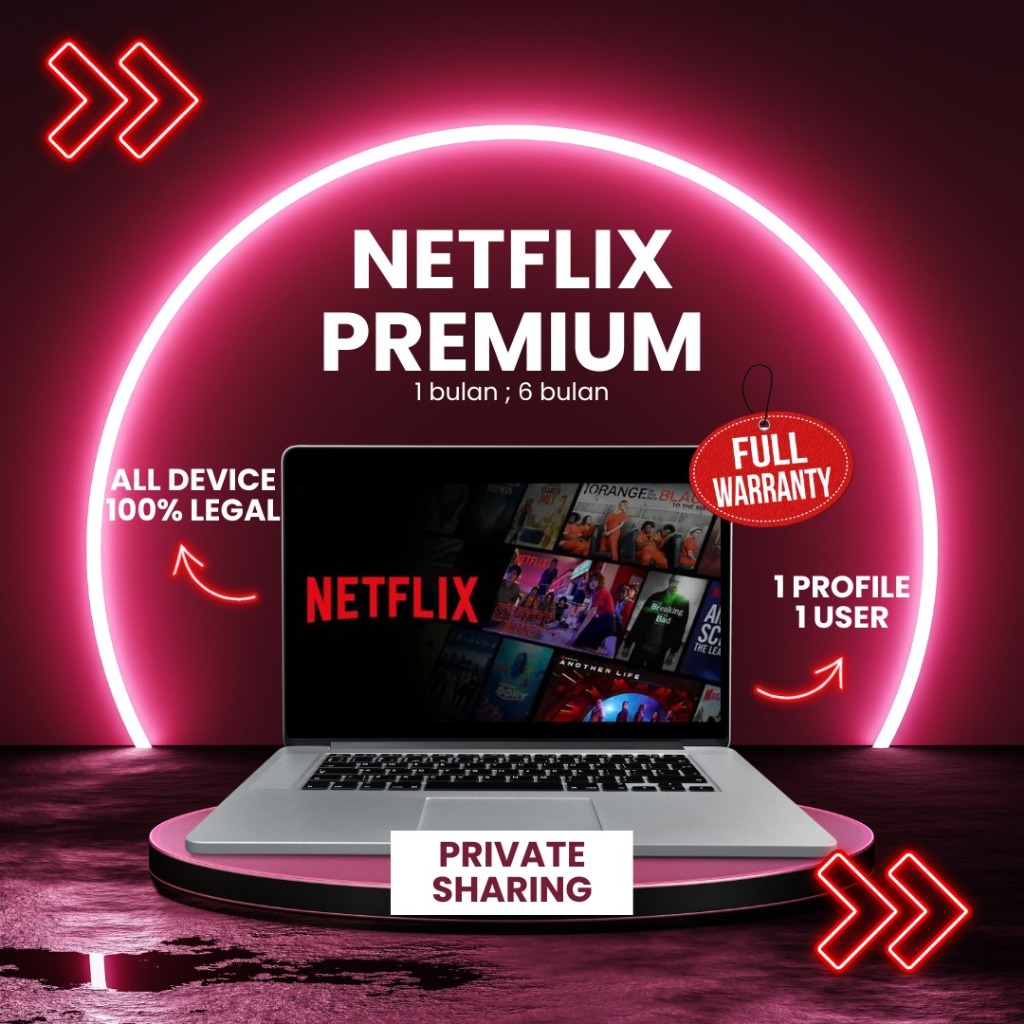 Jual Net flix Entertain Private Garansi 30 Hari | 6 Bulan Full Warranty | Shopee Indonesia