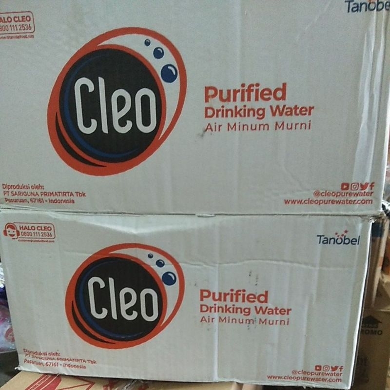 Jual Cleo air Mineral 330 ml dus isi 24 botol | Shopee Indonesia