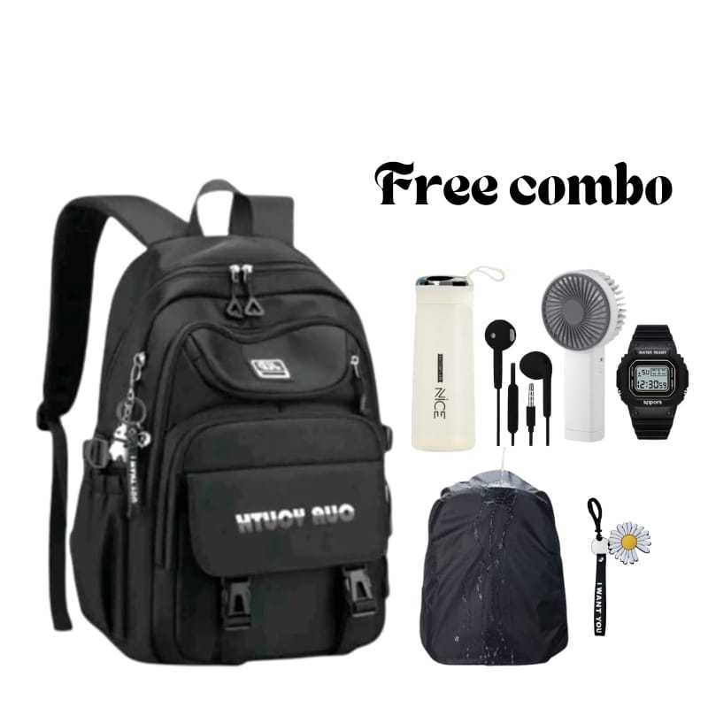 Jual Tas ransel anak sekolah terbaru backpack OUR YOUR free paket combo | Shopee Indonesia
