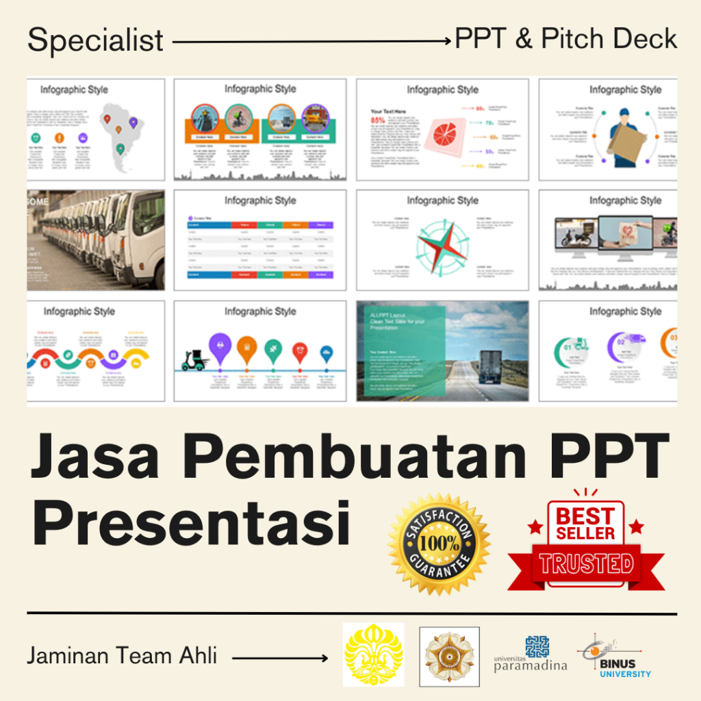 Jual Jasa Desain Presentasi Professional | Desain PPT | Buat PPT ...