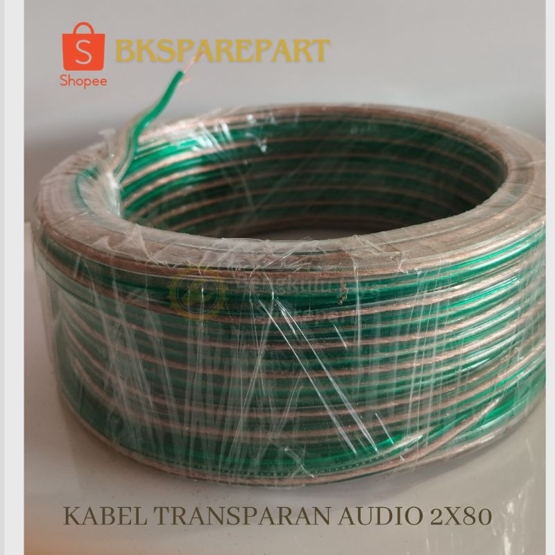 Jual Kabel Transparan Audio Speaker Serabut Permeter | Shopee Indonesia