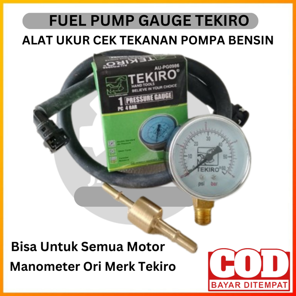 Jual Tester Alat Cek Ukur Tekanan Bahan bakar pada motor injeksi Fuel ...