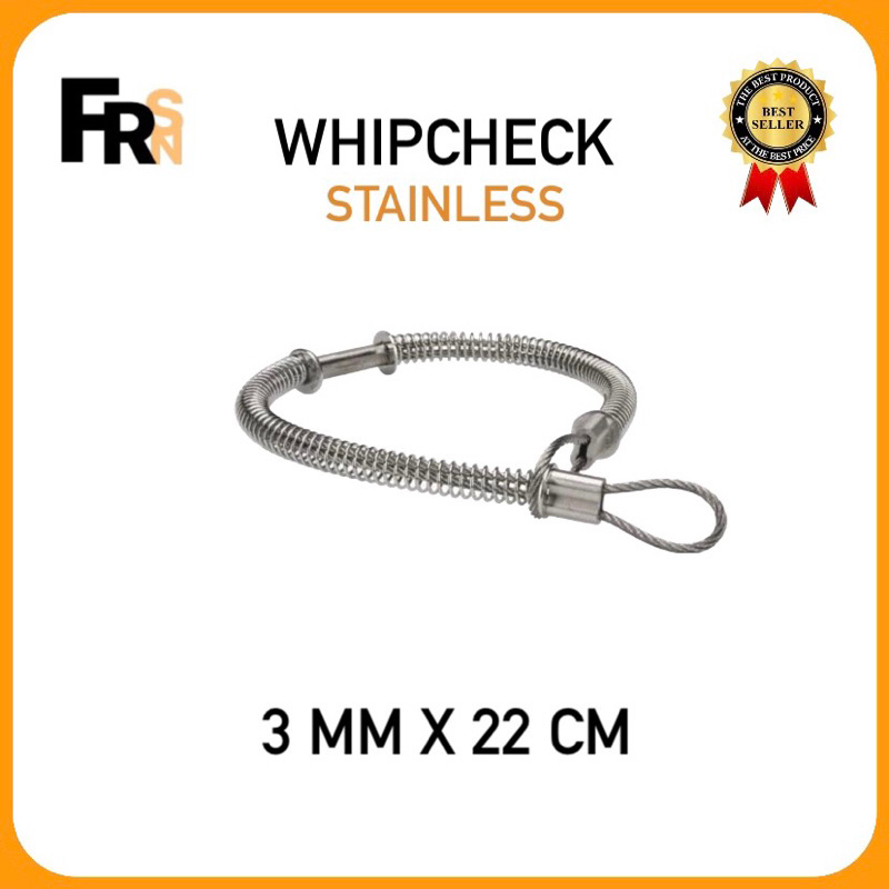 Jual WHIPCHECK STAINLESS 3 MM X 22 CM ( SAFETY HOSE WHIP CHECK ...