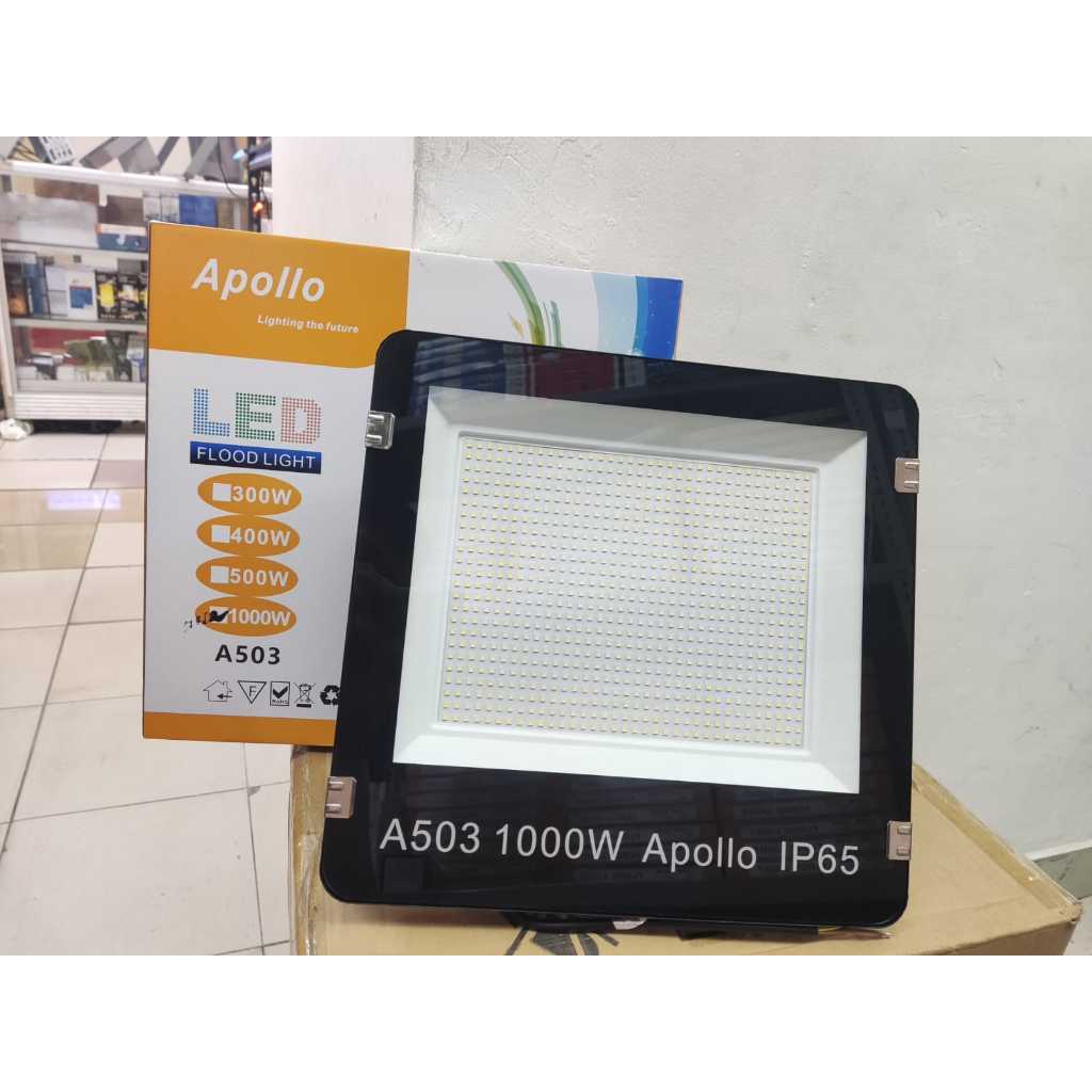 Jual LAMPU SOROT LED 1000W IP66 A503 FLOOD LIGHT 1000WATT APOLLO ...
