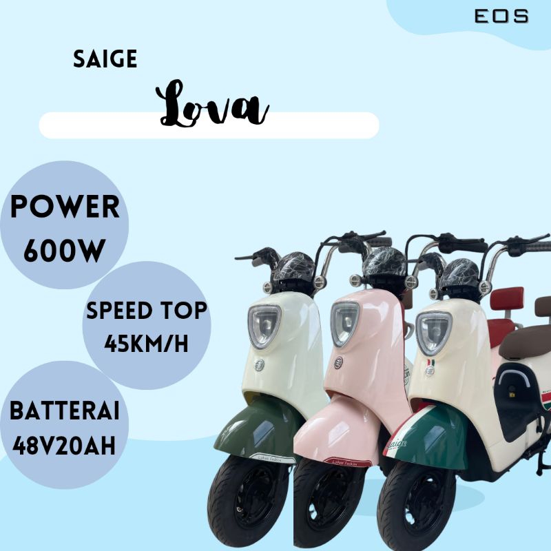 Jual Sepeda Listrik Saige Lova | Shopee Indonesia