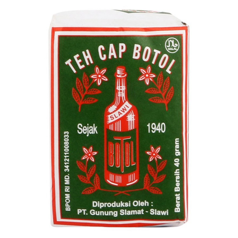 Jual Teh Cap Botol Tubruk 80 g 40g teh celup hijau melati 25 kantong | Shopee Indonesia