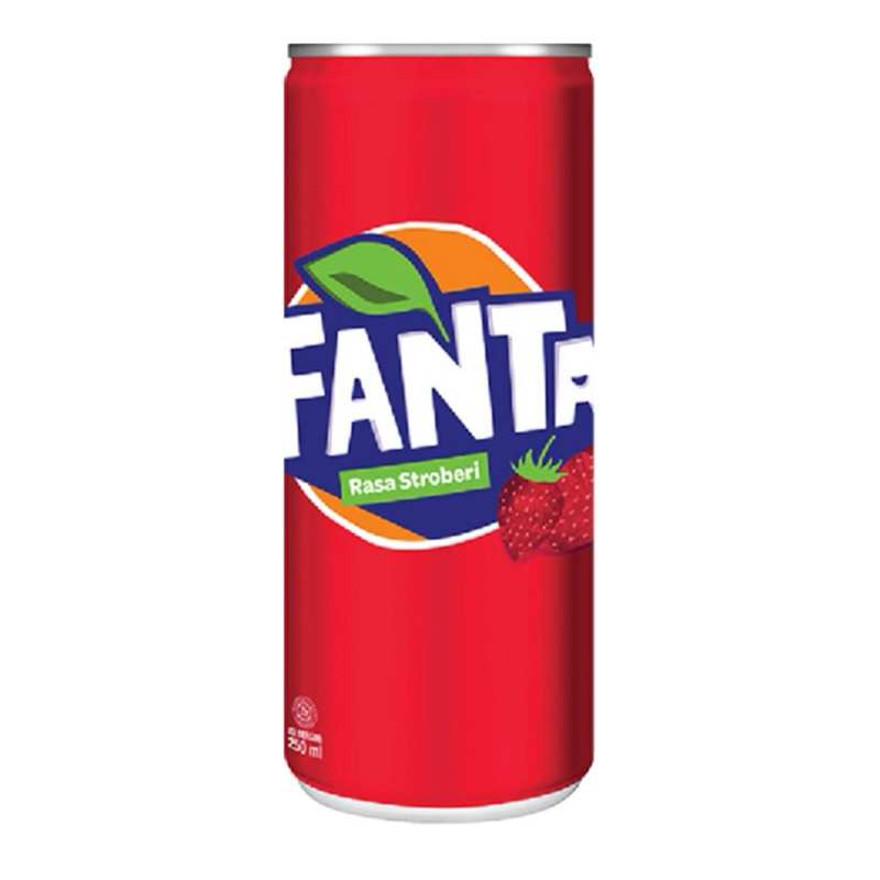 Jual FANTA Strawberry Kaleng botol 250ml | Shopee Indonesia