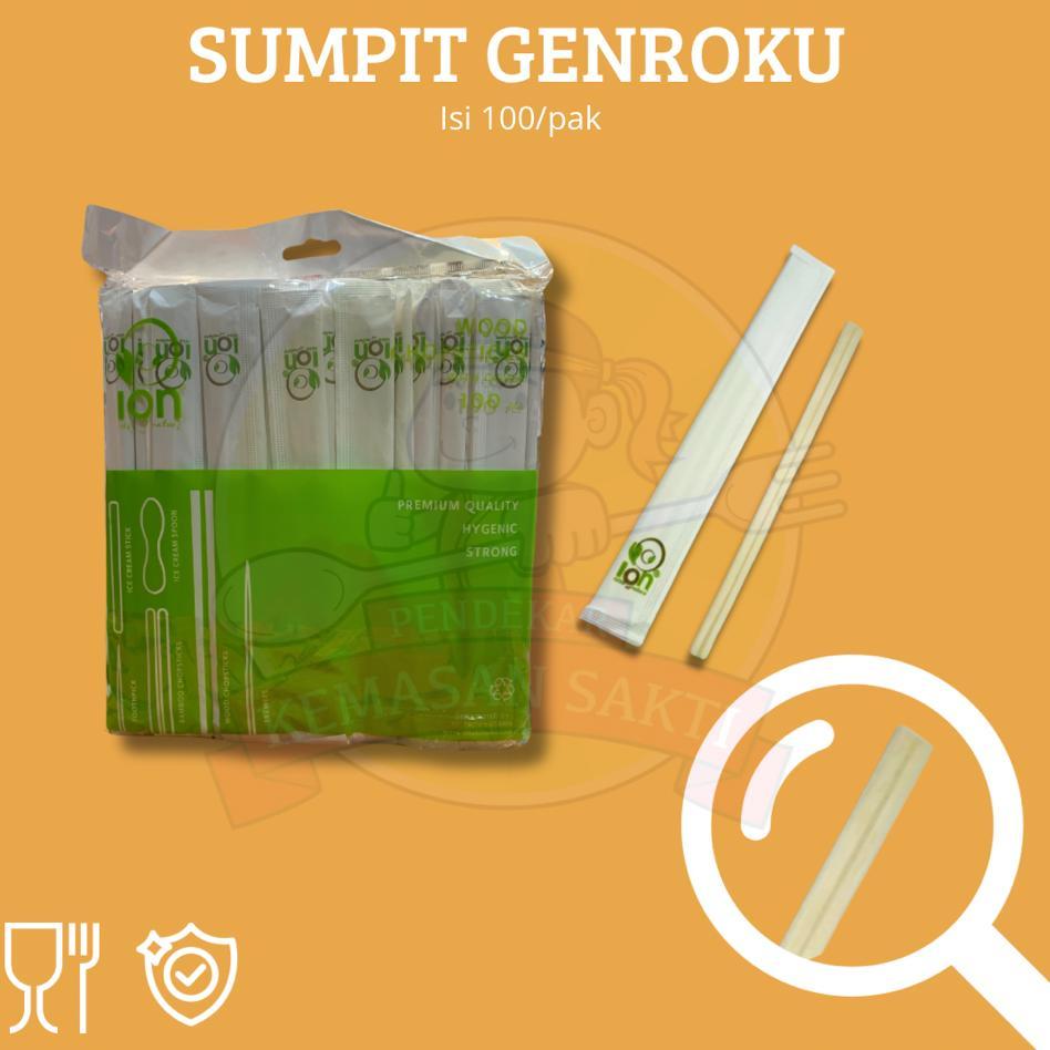 Jual Sumpit Kayu Genroku / Chopstick Hokben Steril / Sumpit High ...