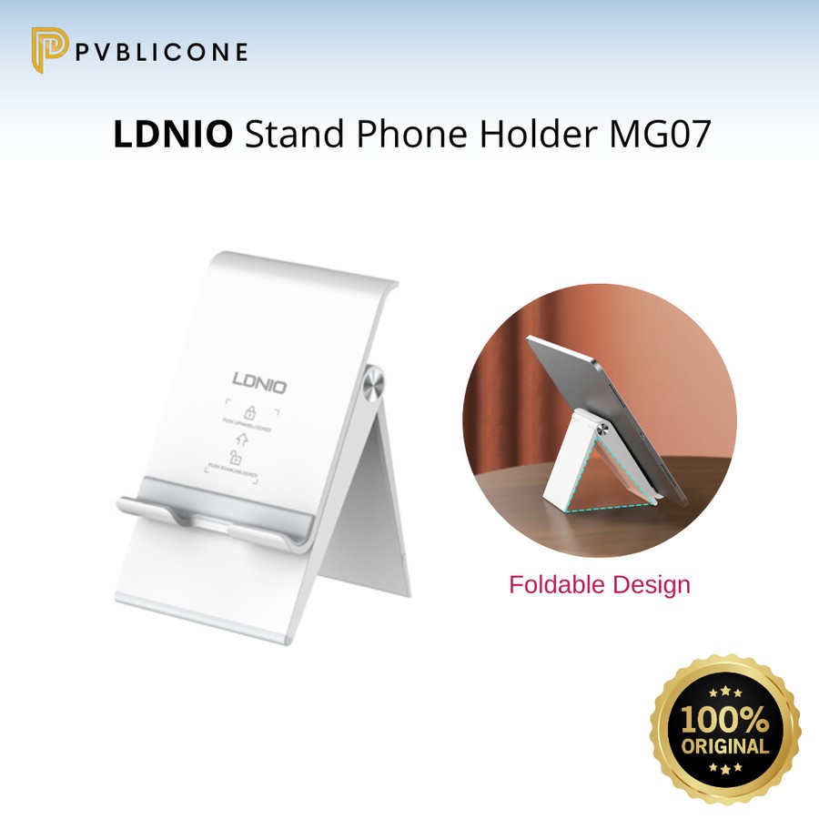 Jual LDNIO MG07 Phone and Tablet Holder Universal Foldable Original ...