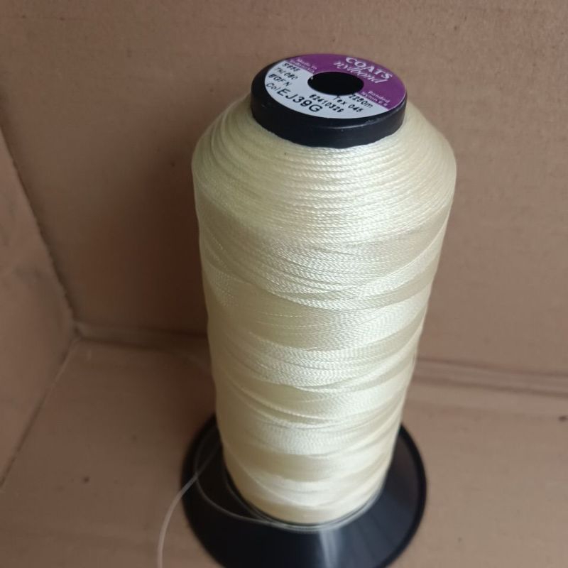 Jual Benang nylon / nilon sunjin atau coats ukuran M60, tkt 60 , 210d/2 ...