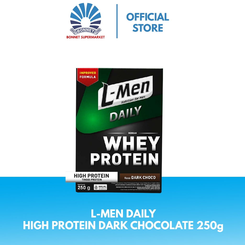 Jual L-Men Whey Daily Dark Chocolate 250g - Suplemen Tinggi Whey ...
