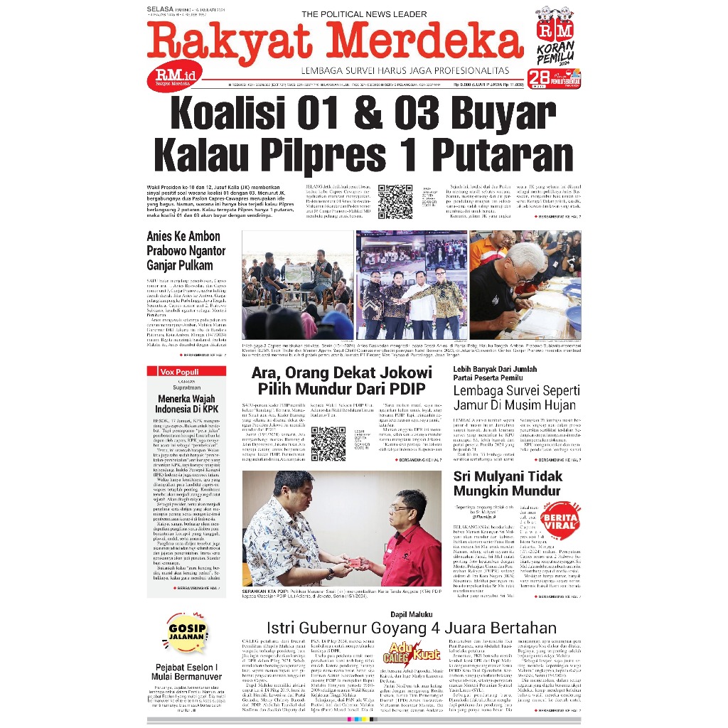 Jual Koran RAKYAT MERDEKA Terbaru 2024 | Shopee Indonesia