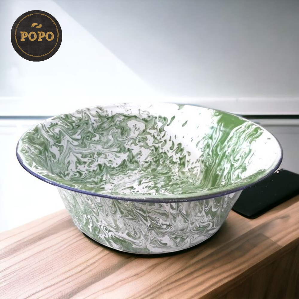 Jual Baskom Basin Ember Panci Burik Enamel Blirik Model Jadul | Shopee ...