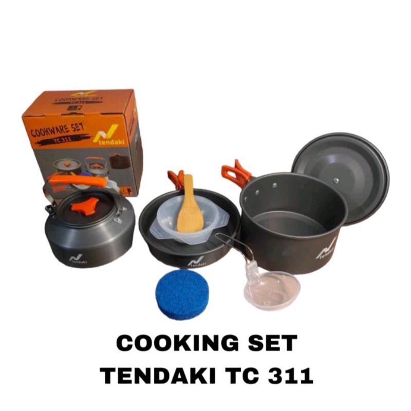 Jual Cooking set alat masak camping TENDAKI TC 311 / TC 308 / TC 300 ...