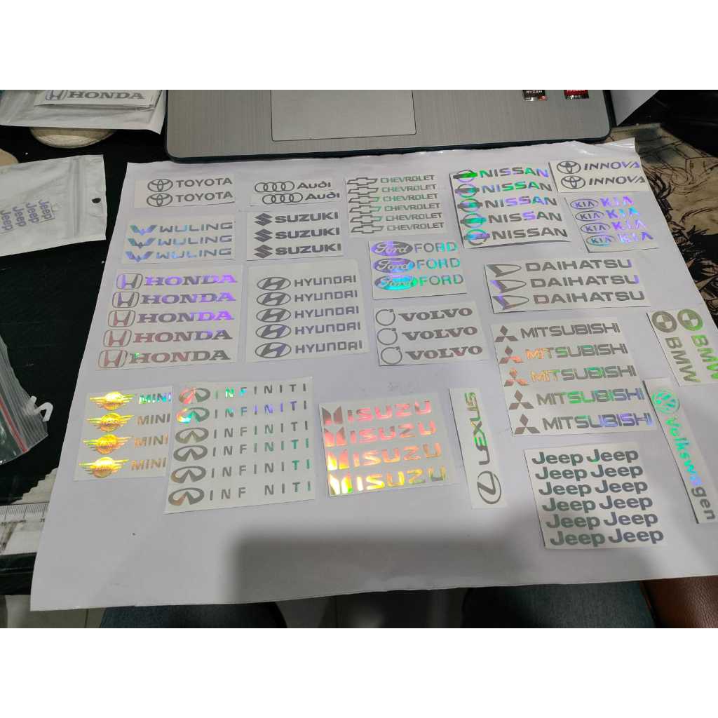 Jual [Z270] Stiker Mobil Logam logo Mobil Stiker Hias (UNIVERSAL ...