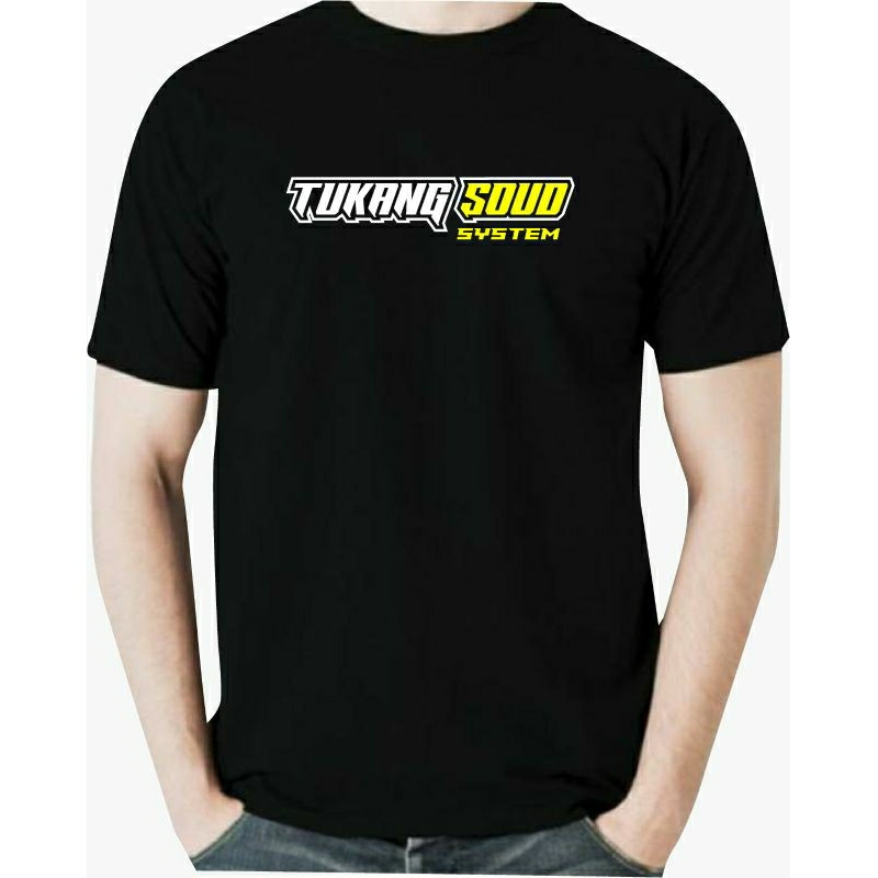 Jual kaos tukang sound sablon poly flex / kaos tulisan unik | Shopee ...