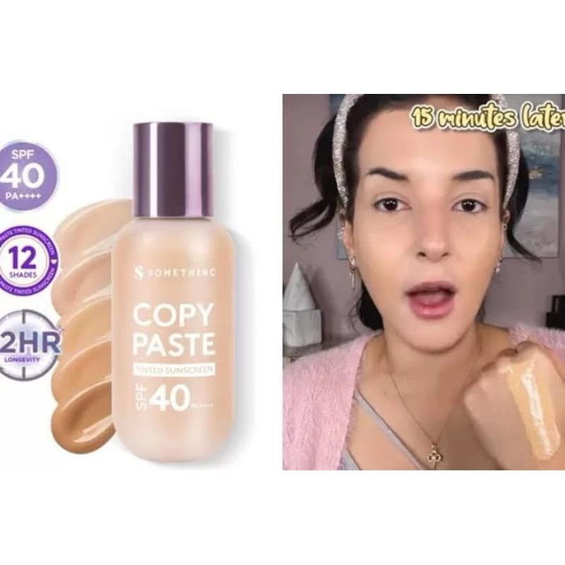 Jual SOMETHINC CopyPaste Skintinted Sunscreen SPF 40 | Shopee Indonesia