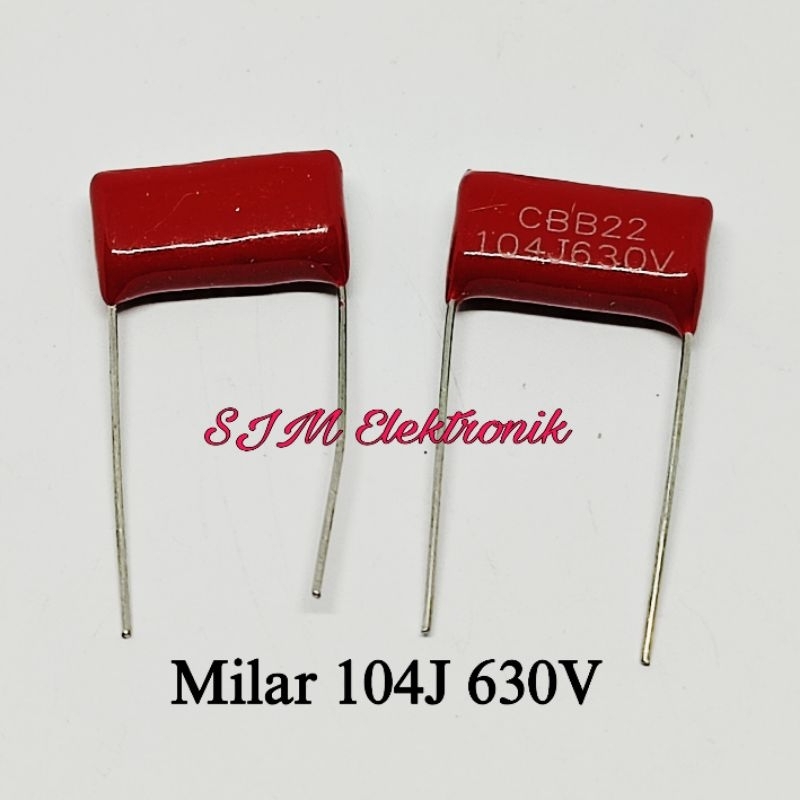 Jual Kapasitor Milar 104J 630V Capacitor mylar 104 J 630 Volt | Shopee ...