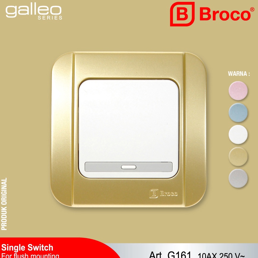 Jual ep Broco Galleo G161 B Saklar Engkel s Produk Premium | Shopee ...