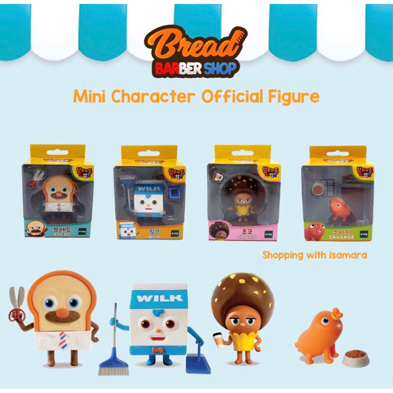 Jual Bread Barbershop Mini Character Official Figure | Shopee Indonesia