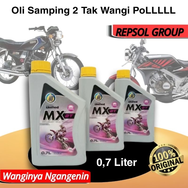 Jual Oli samping 2 tak VELO wangi permen MX united 2T 0,7L api Tc ...