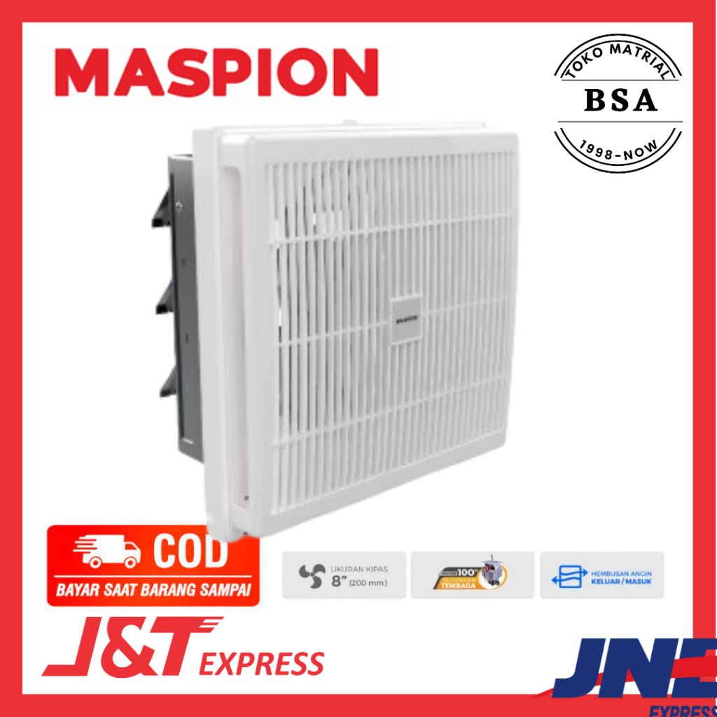 Jual Maspion Exhaust Fan Ventilating Fan MV-200 NEX /Maspion MSP MV 200 ...